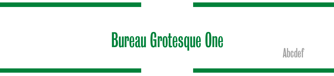 Bureau Grotesque One Three: Free Font Download | MaisFontes