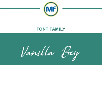 Download Vanilla Bey Fonts | MaisFontes