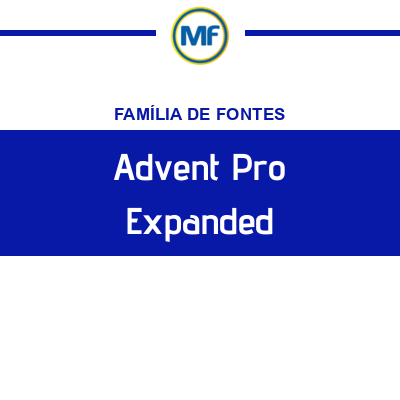 Advent Pro Expanded Família de Fontes: Baixe Grátis (Google Fonts ...