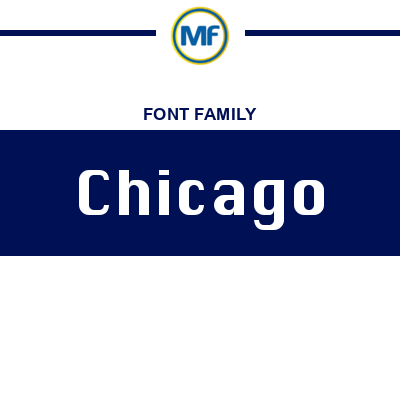 Chicago Apple Font Family: Free Download | MaisFontes