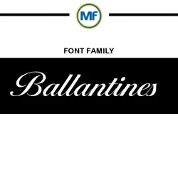 Ballantines Regular: Download Free Font | MaisFontes