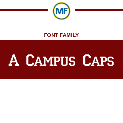 Download A Campus Caps Fonts | MaisFontes