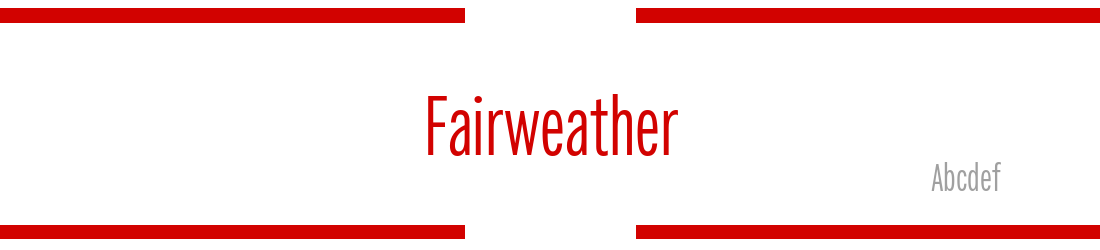 Fairweather Heavy: Download Free Font | MaisFontes