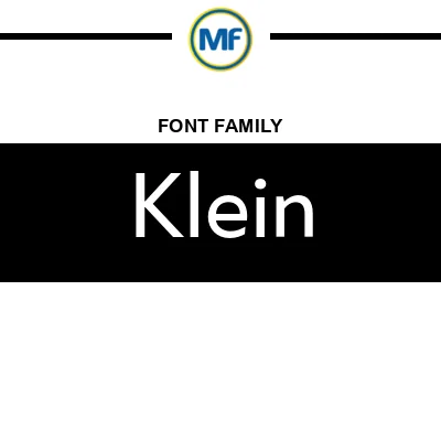 Download Klein Fonts | MaisFontes