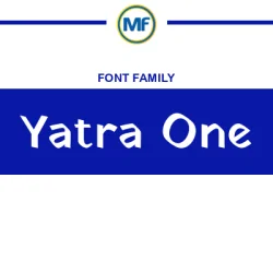 Yatra One Regular: Free Font Download | MaisFontes