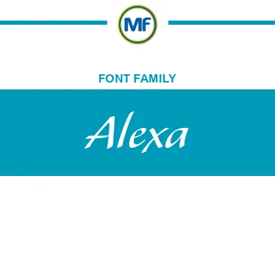 Download Alexa Fonts | MaisFontes
