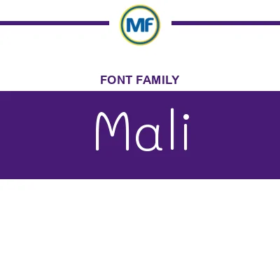 Download Mali Fonts (Google Fonts) | MaisFontes