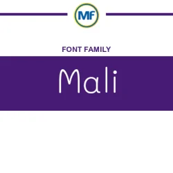 Mali Regular: Free Font Download | MaisFontes