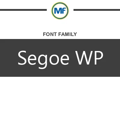 Segoe WP Font Family: Download Free | MaisFontes