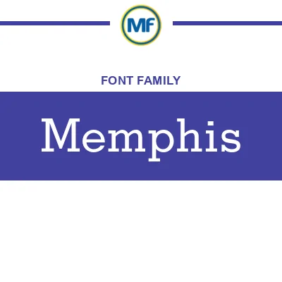 Memphis Font Family: Free Download | MaisFontes