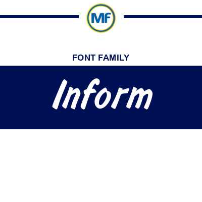 Download Inform Fonts | MaisFontes