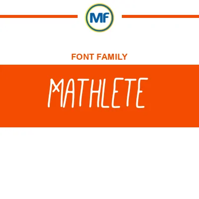 Download Mathlete Fonts | MaisFontes