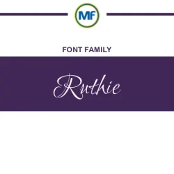 Ruthie Regular: Free Font Download | MaisFontes