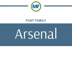Arsenal Bold: Free Font Download | MaisFontes