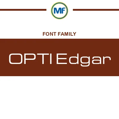 Download OPTI Edgar Fonts | MaisFontes