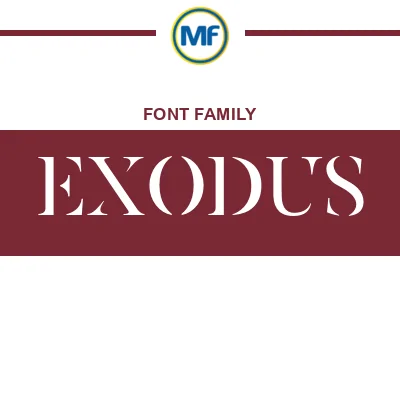Download Exodus Fonts | MaisFontes