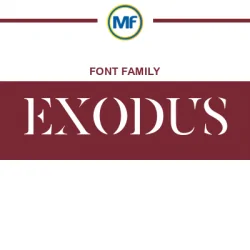 Exodus Stencil: Free Font Download | MaisFontes