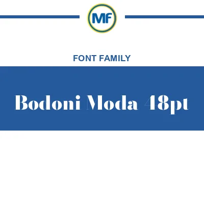 Download Bodoni Moda 48pt Fonts (Google Fonts) | MaisFontes