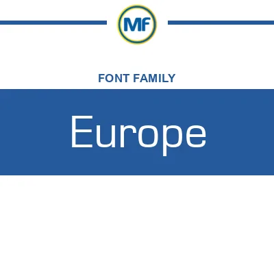 Download Europe Fonts | MaisFontes