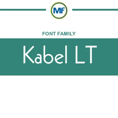 Download Kabel LT Fonts | MaisFontes