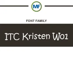 ITC Kristen W01 Normal: Free Font Download | MaisFontes