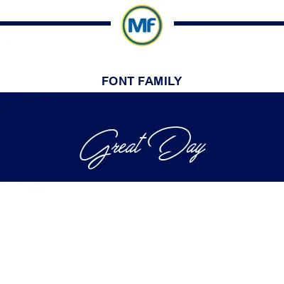 Download Great Day Fonts | MaisFontes