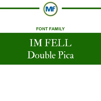 Download IM FELL Double Pica Fonts (Google Fonts) | MaisFontes