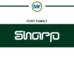 Sharp Regular: Free Font Download | MaisFontes