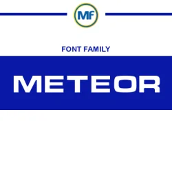Meteor Regular: Free Font Download | MaisFontes