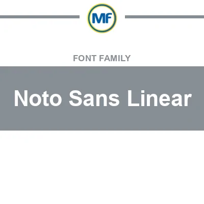 Noto Sans Linear Font Family: Download Free (Google Fonts) | MaisFontes