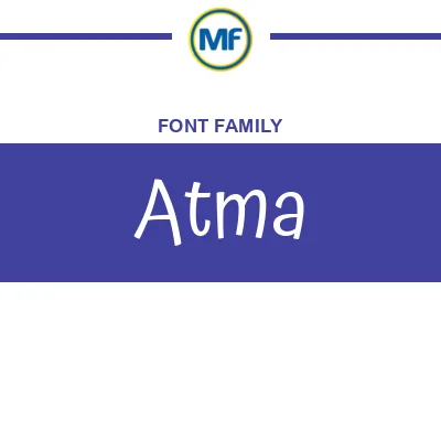 Download Atma Fonts (Google Fonts) | MaisFontes