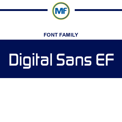 Digital Sans EF Font Family: Download Free | MaisFontes