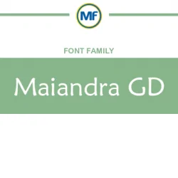 Maiandra GD Font: Free Download | MaisFontes