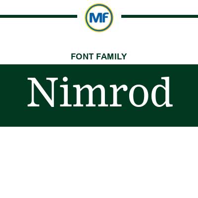 Nimrod Font Family: Download Free | MaisFontes