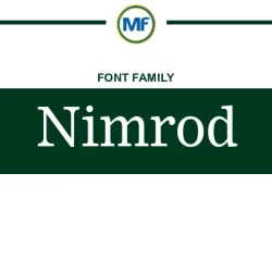 Nimrod Bold: Free Font Download | MaisFontes