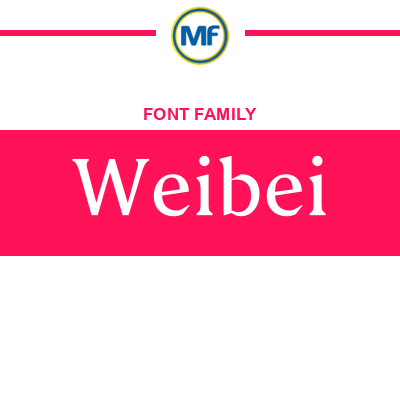 Download Weibei Fonts | MaisFontes