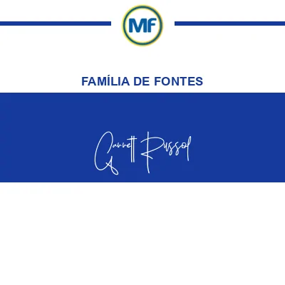 Garrett Russol Família de Fontes: Baixe Grátis | MaisFontes