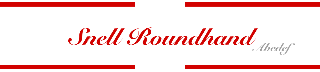 Snell Roundhand Bold Font: Free Download | MaisFontes