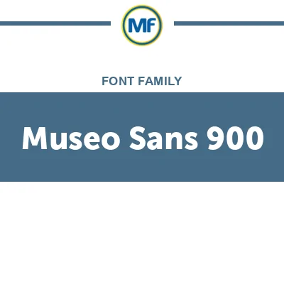 Museo Sans 900 Font Family: Free Download | MaisFontes