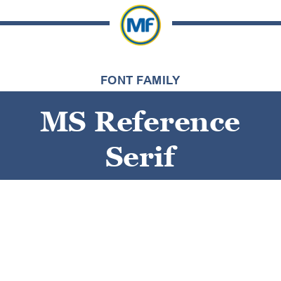 Download MS Reference Serif Fonts | MaisFontes
