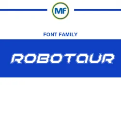 Robotaur Gradient: Free Font Download | MaisFontes