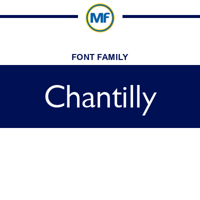 Download Chantilly Fonts | MaisFontes