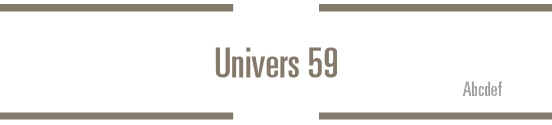 Univers 59 Ultra Condensed: Free Font Download | MaisFontes