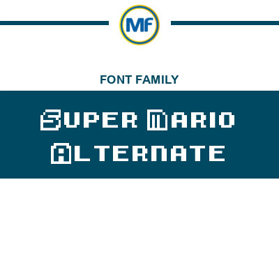 Download Super Mario Alternate Fonts | MaisFontes