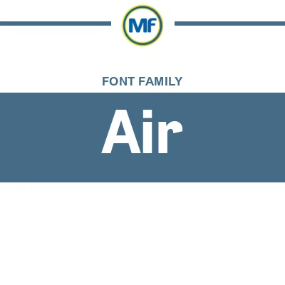 Download Air Fonts | MaisFontes