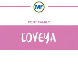 Loveya Script: Free Font Download | MaisFontes