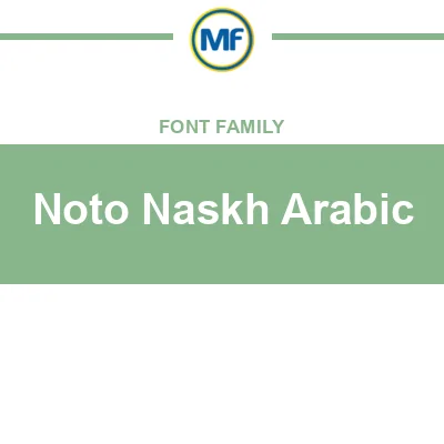 Download Noto Naskh Arabic Fonts (Google Fonts) | MaisFontes