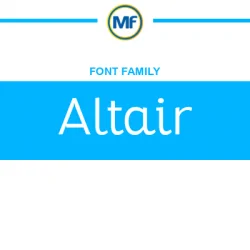Altair Bold Font: Free Download | MaisFontes
