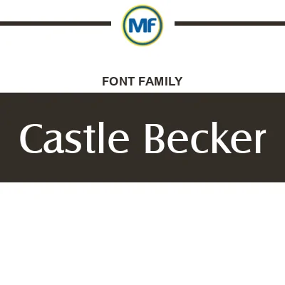 Download Castle Becker Fonts | MaisFontes