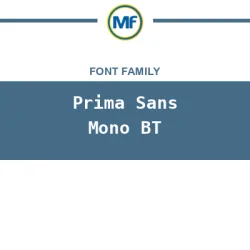 Prima Sans Mono BT Roman: Free Font Download | MaisFontes